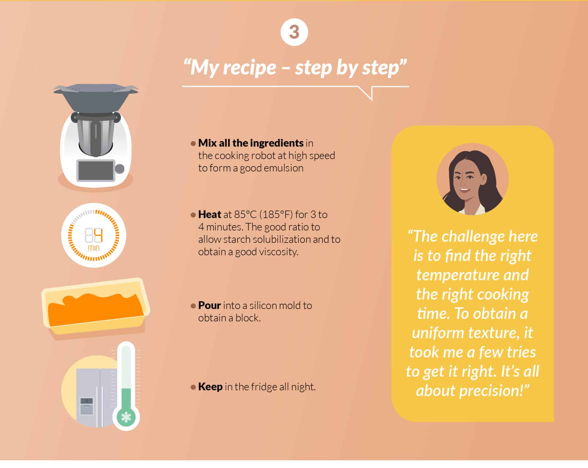 Follow a vegan cheddar recipe step by step • Biospringer