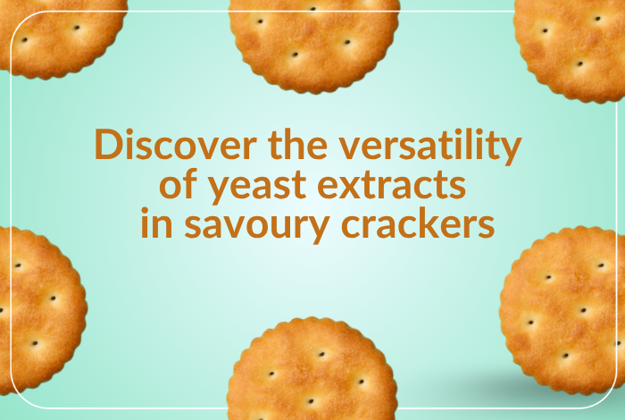 Discover the versatility of yeast extracts in savoury crackers